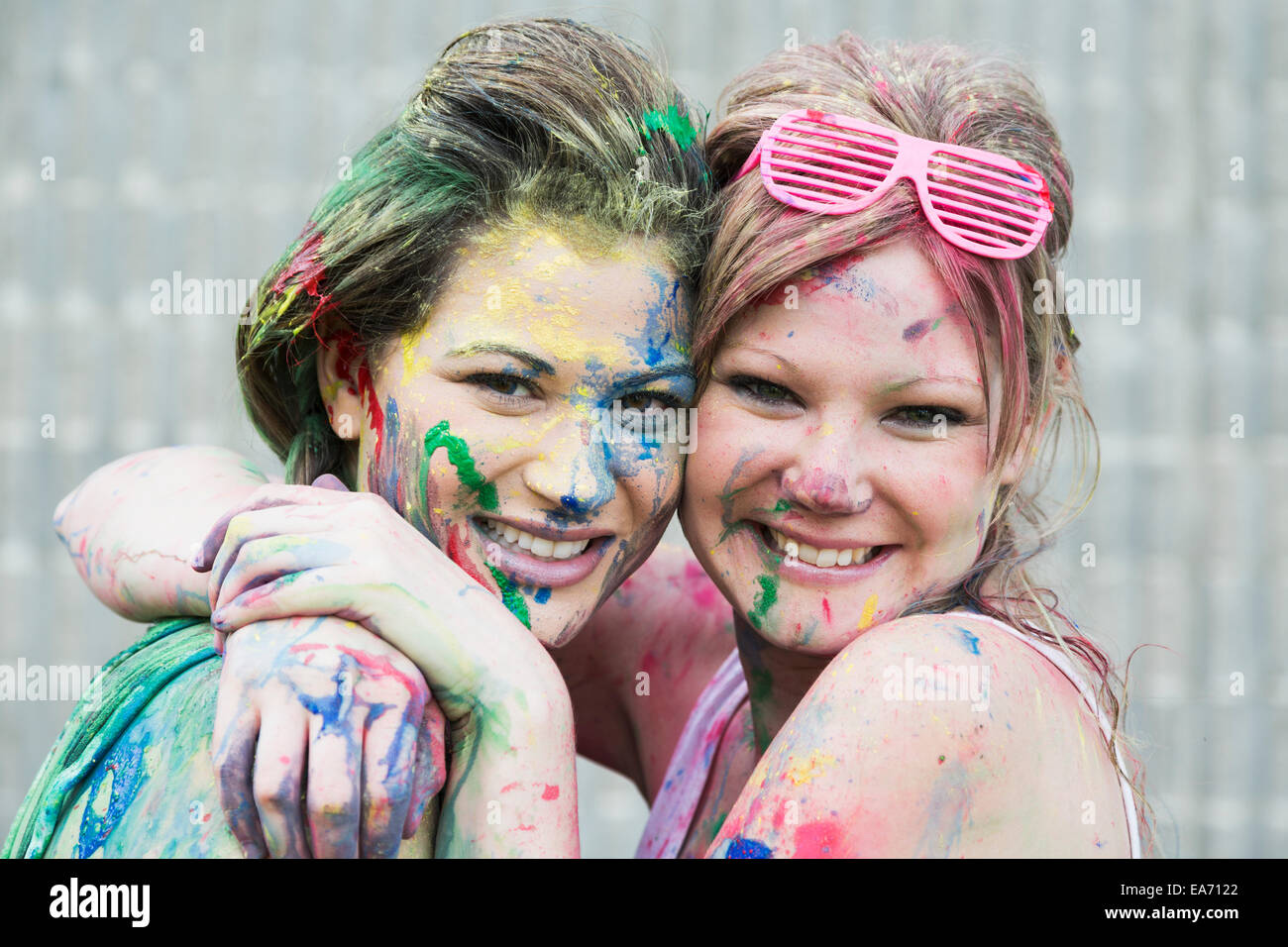 Paint the Bride stagette party; Edmonton, Alberta, Canada Stock Photo ...