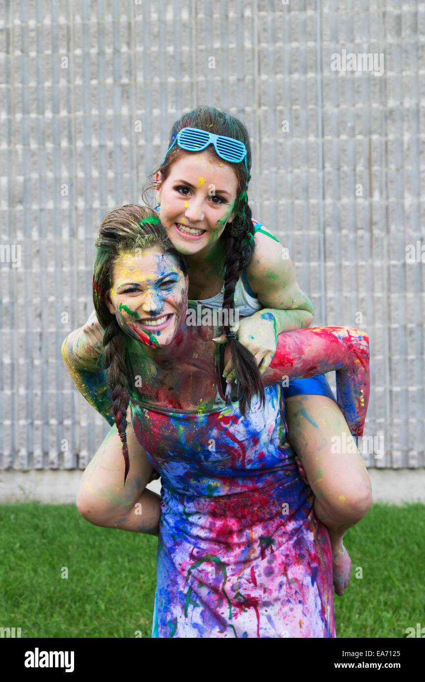 Paint the Bride stagette party; Edmonton, Alberta, Canada Stock Photo ...