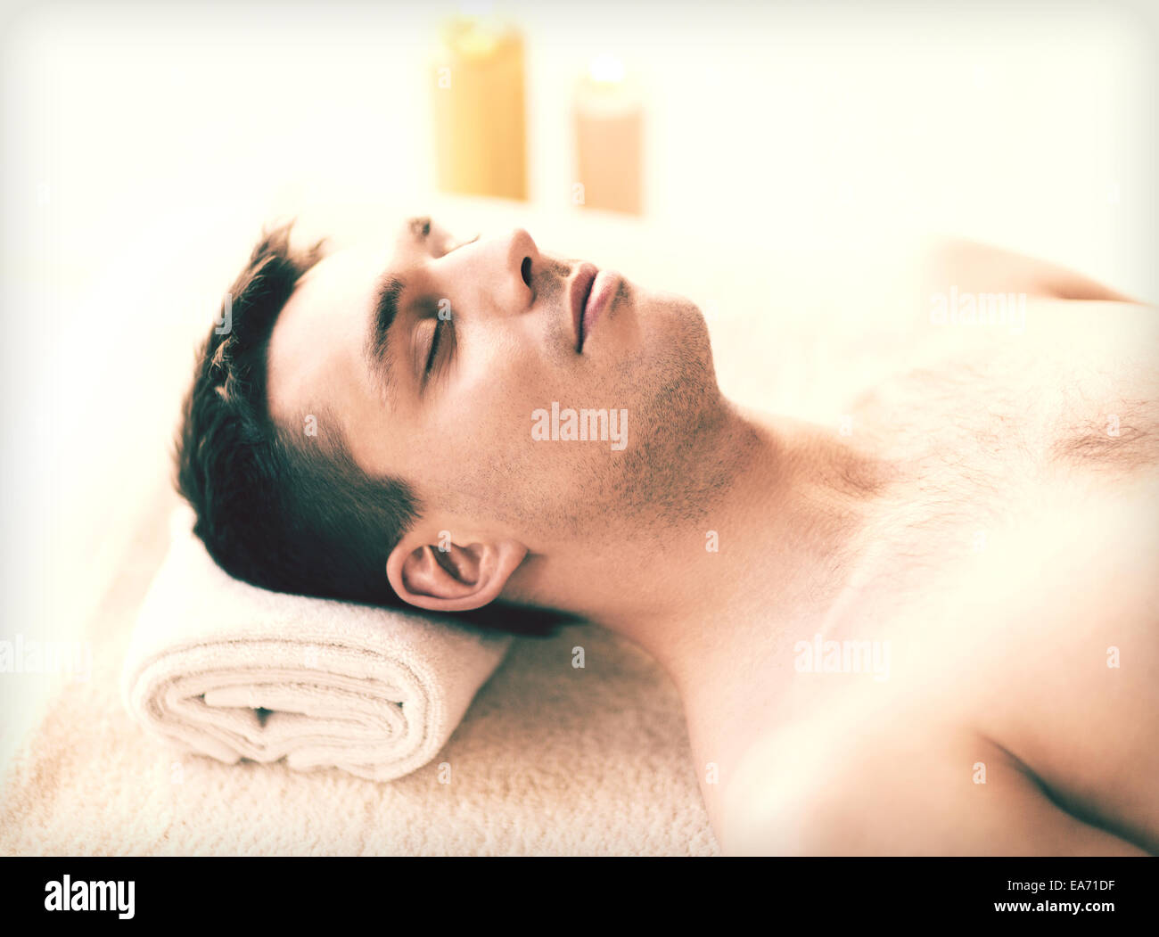 man in spa Stock Photo - Alamy