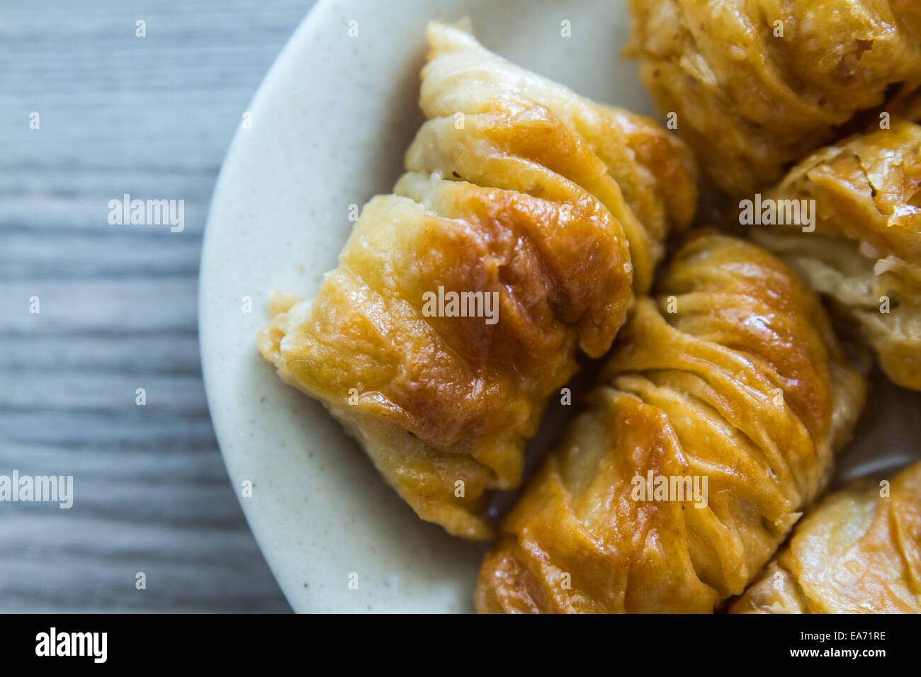 Turkish pistachio pastry dessert, similar to Baklava with a different ...