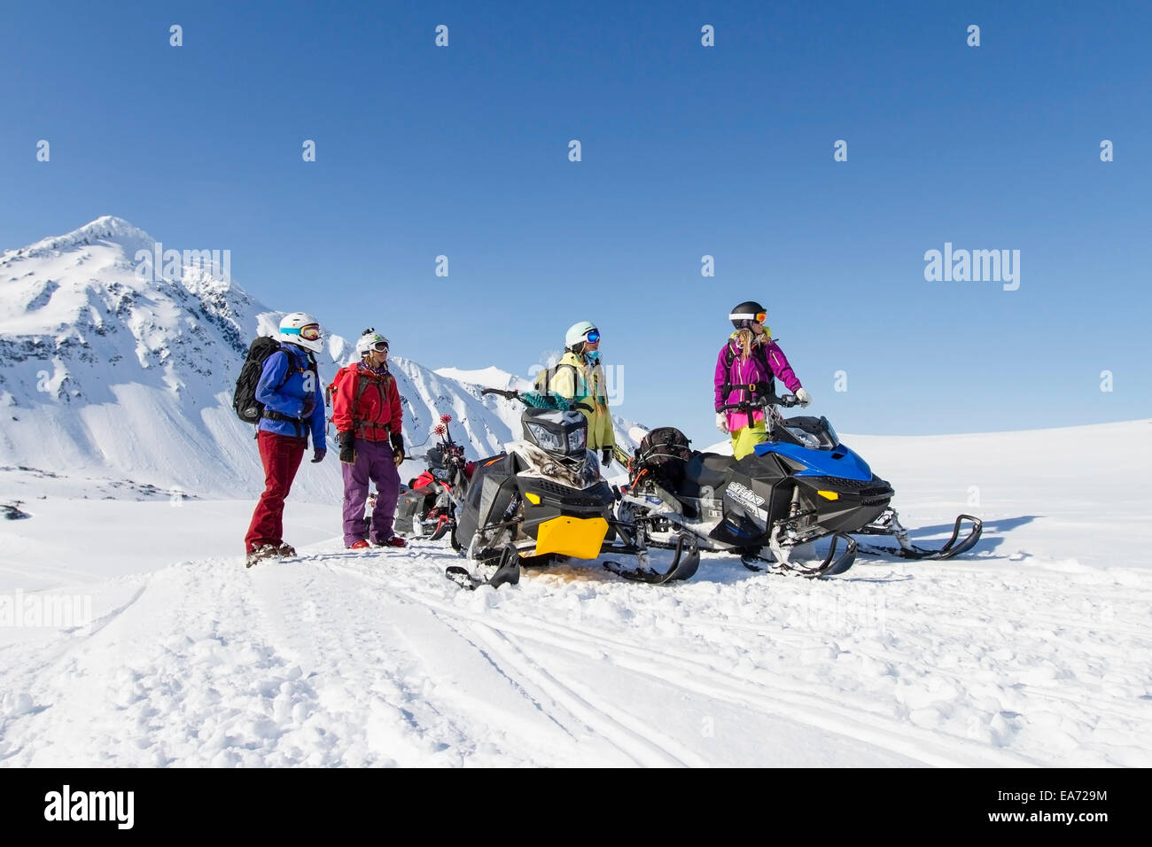 Women snowmobile hi-res stock photography and images - Alamy