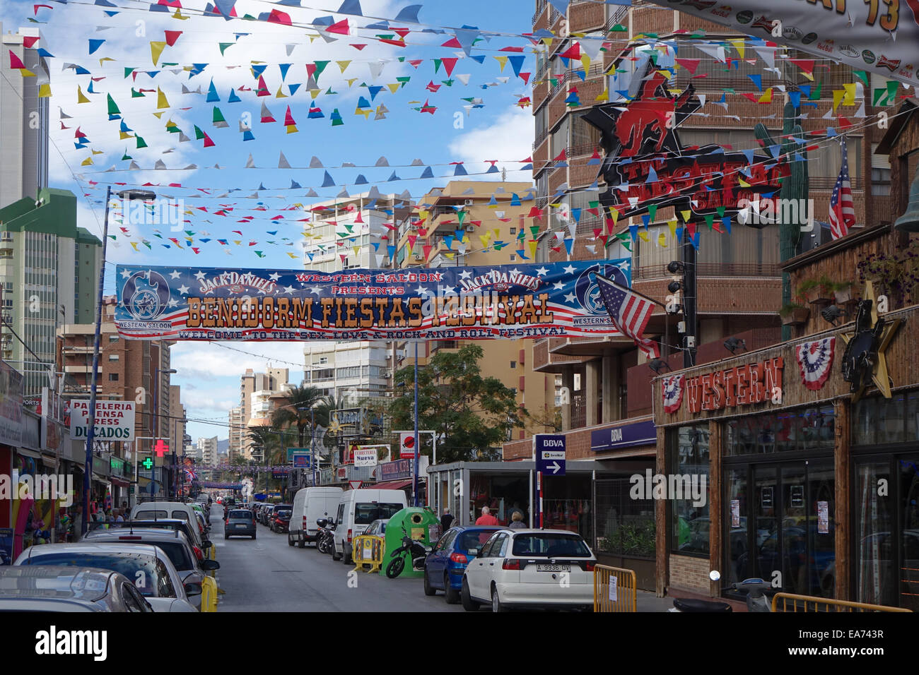 Benidorm, Spain. 07th Nov, 2014. The British Fancy Dress Street Party ...