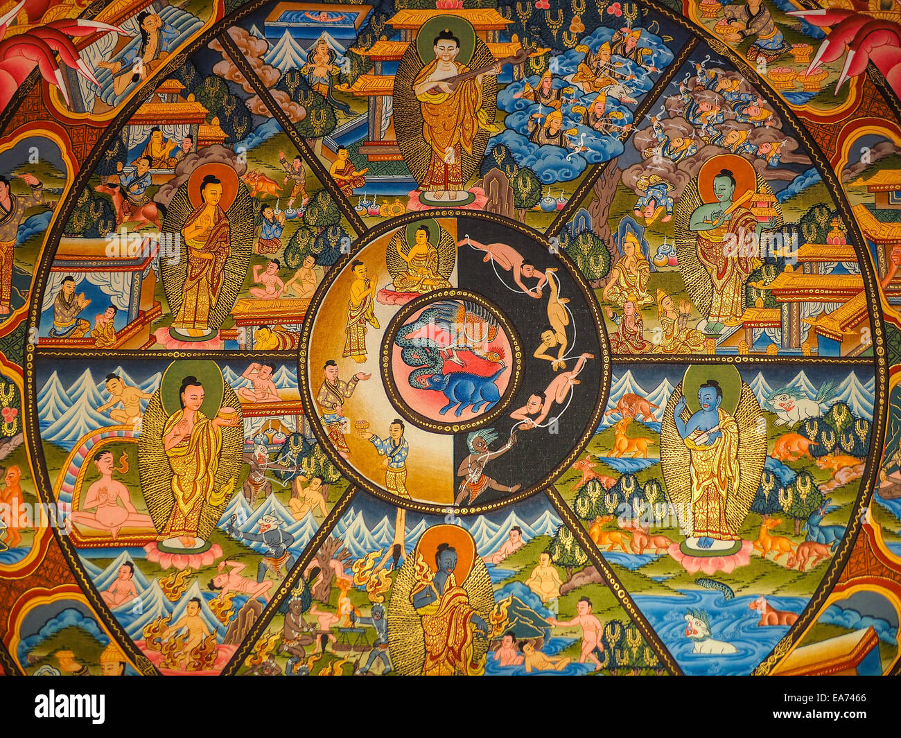 Ancient Buddhist Painting Chusid | Images Old And New: Buddhist