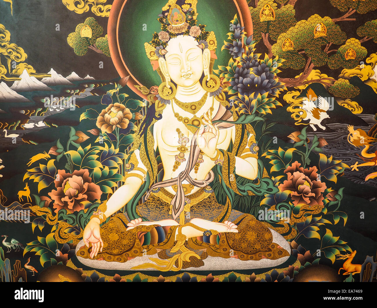 Tibetan thangka ladakh hi-res stock photography and images - Alamy