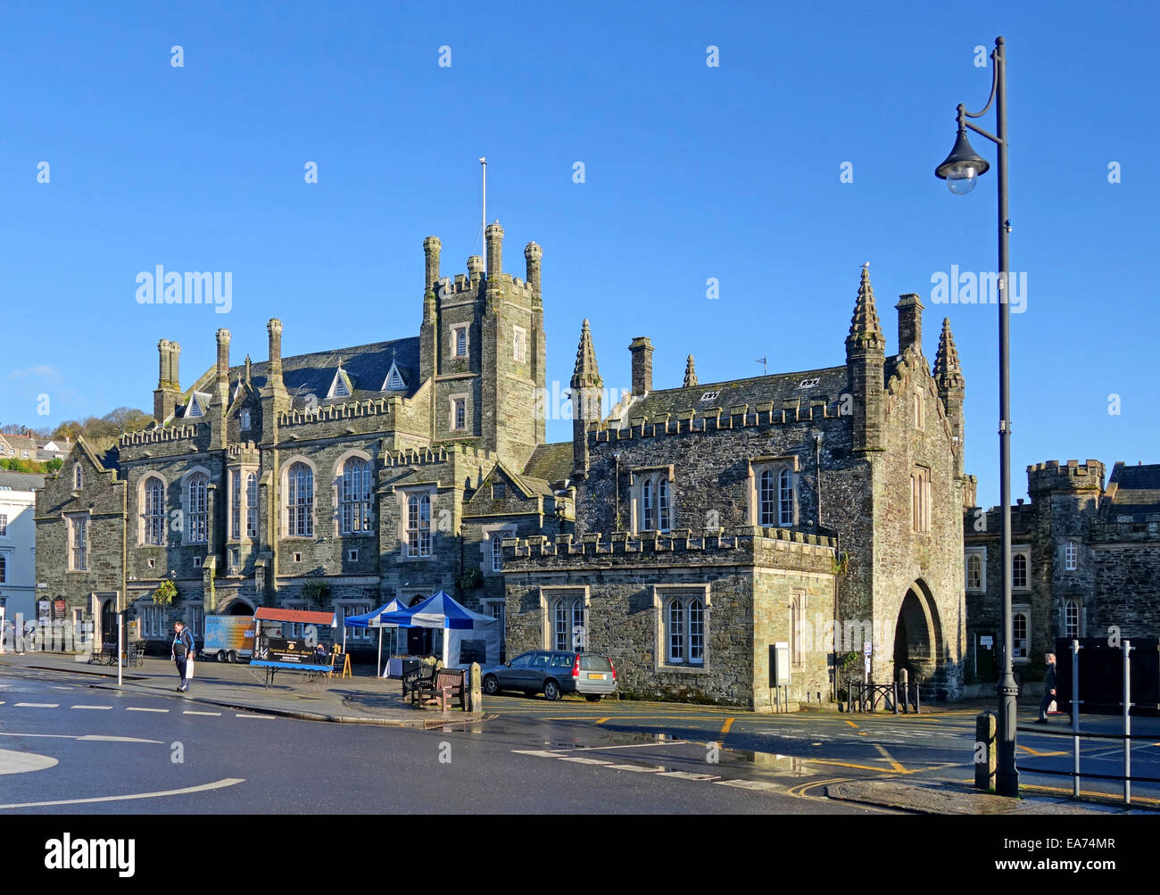 Tavistock Town Hall Stock Photo - Alamy