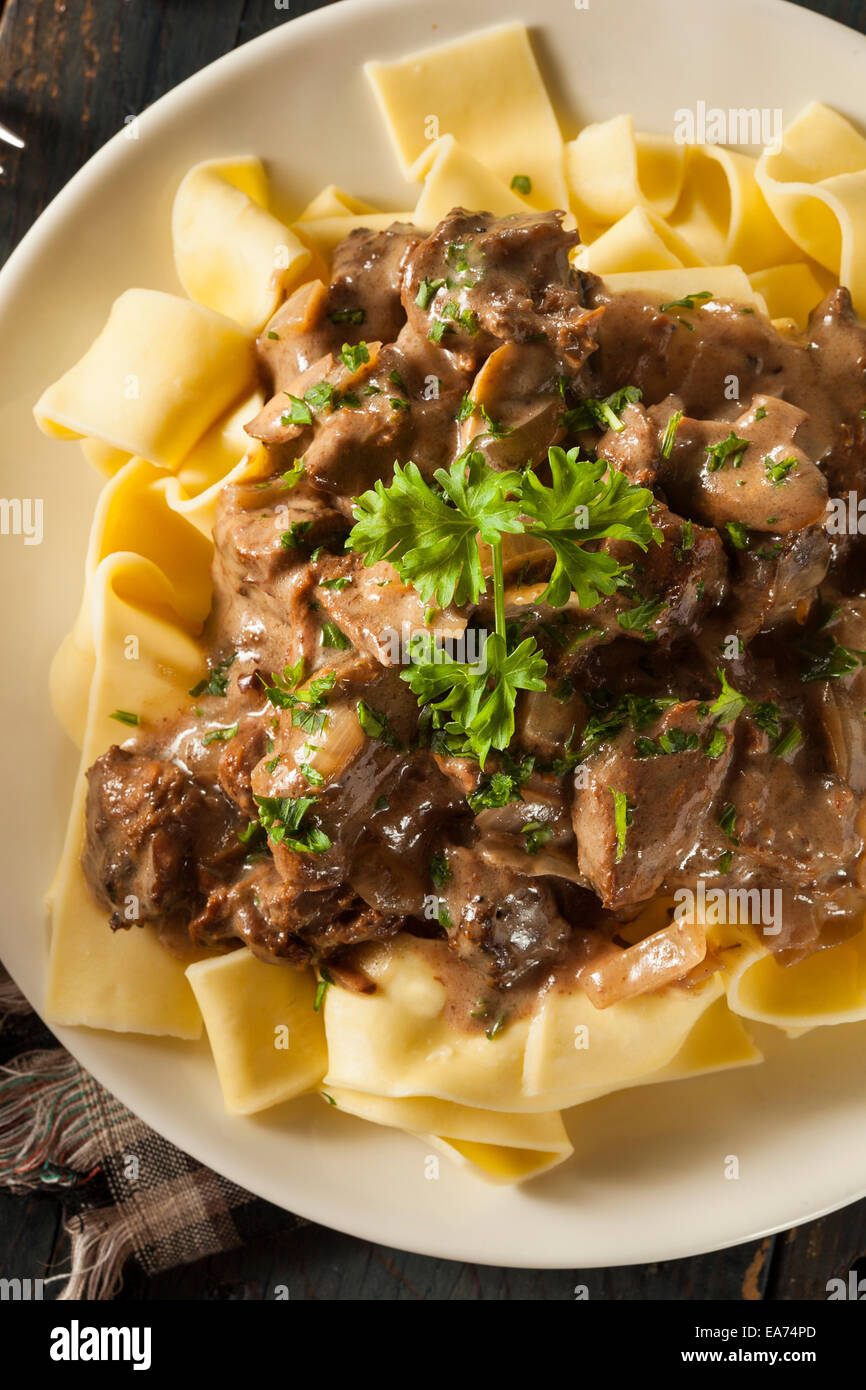 Beef stroganoff meat hi-res stock photography and images - Alamy