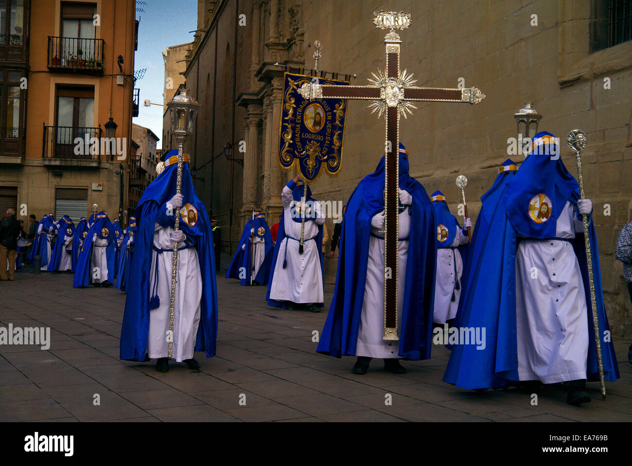 White capirote procession hi-res stock photography and images - Alamy