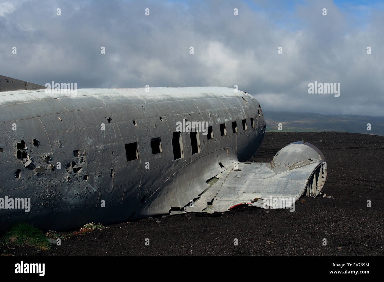 Wreck of a US military plane crashed in the middle of the nowhere. The ...