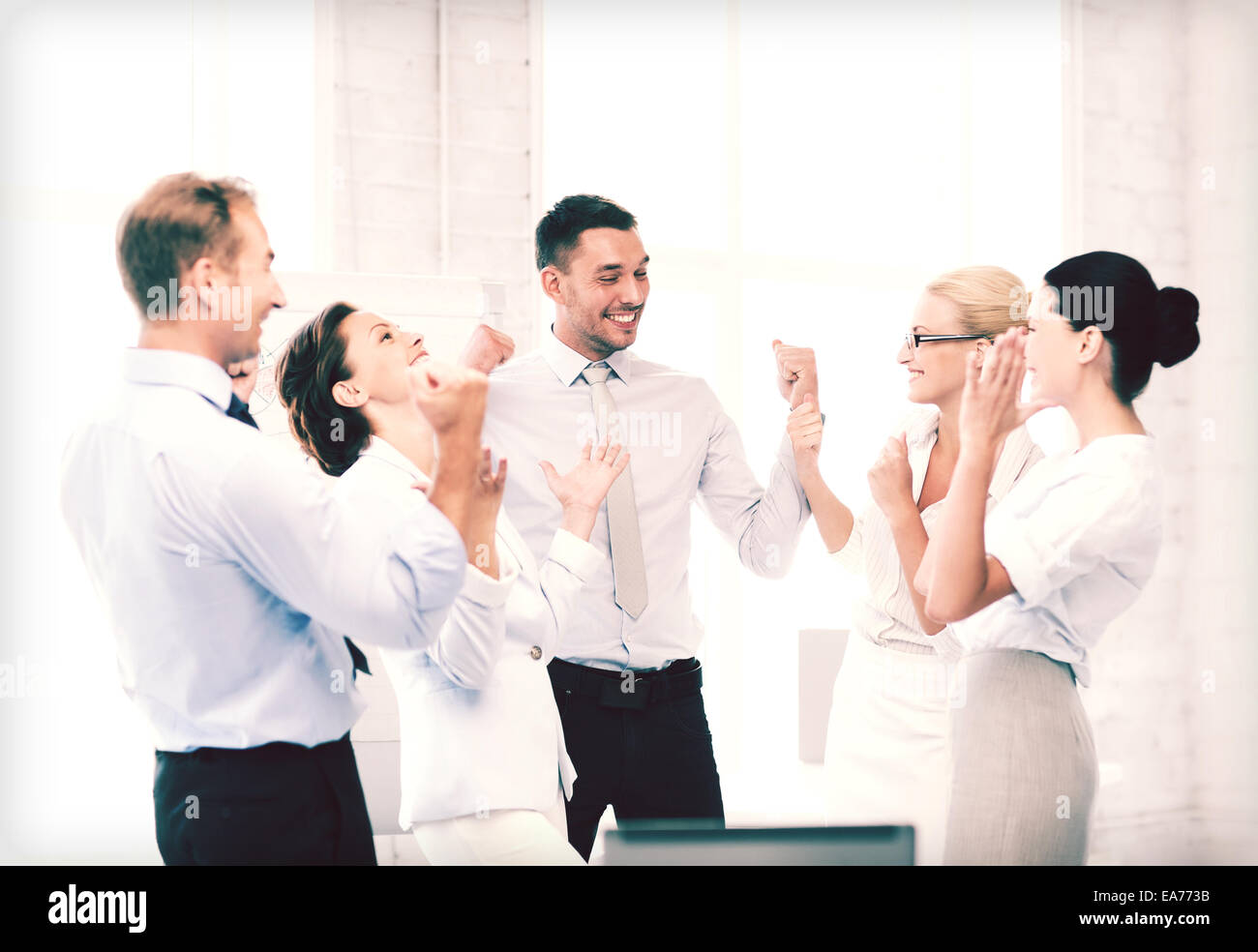Victory meeting hi-res stock photography and images - Alamy