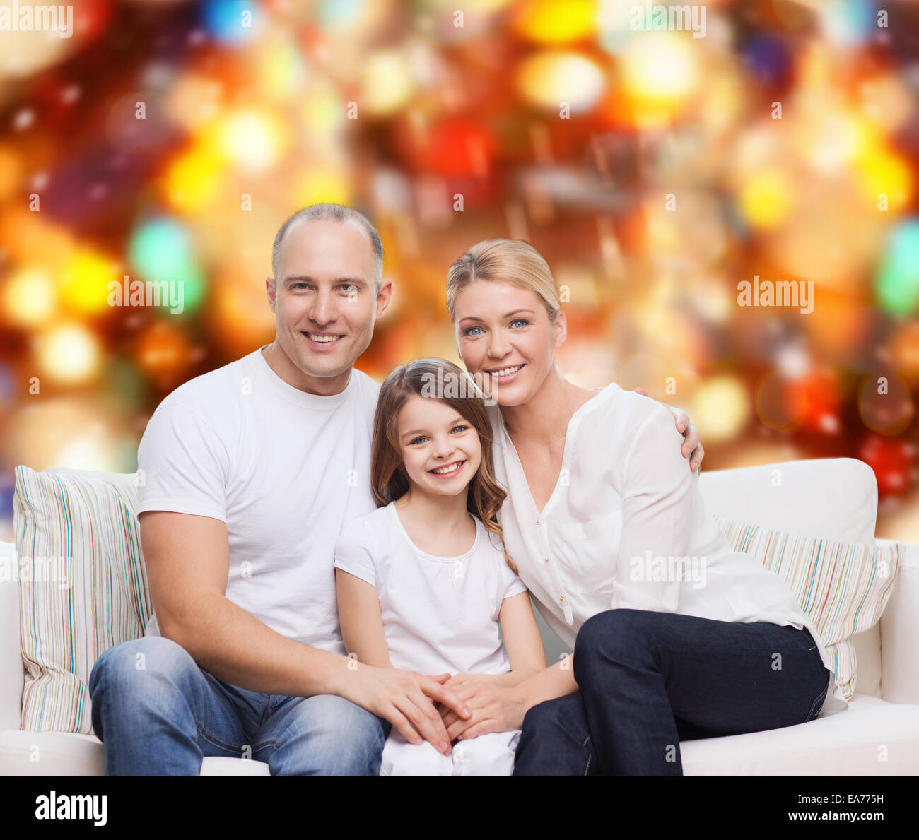 happy family at home Stock Photo - Alamy