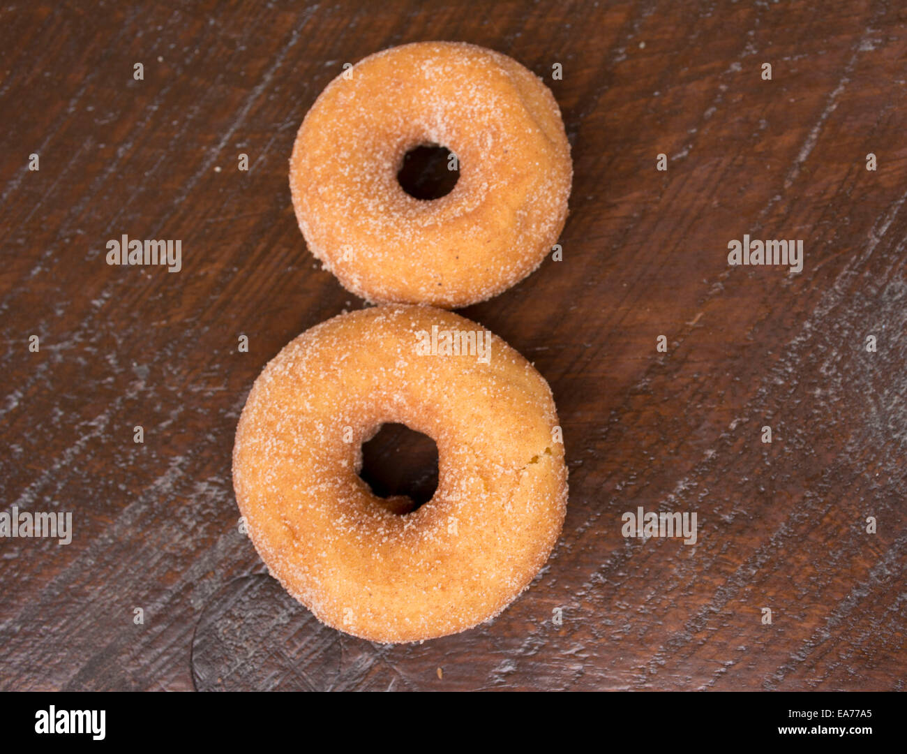 Two donuts together Stock Photo - Alamy