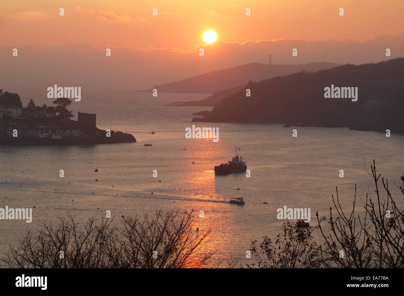 Gribbin head daymark hi-res stock photography and images - Alamy