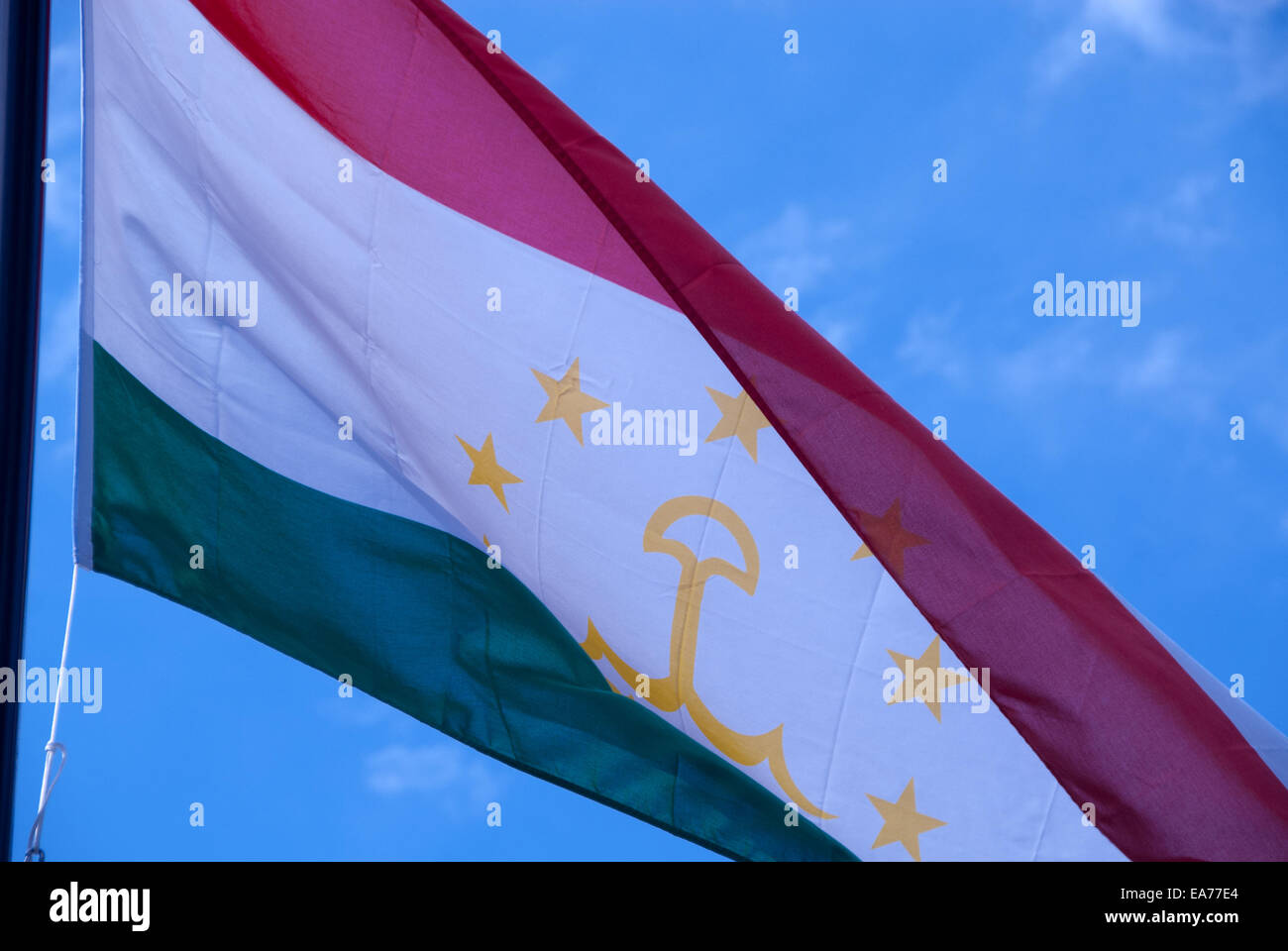Tadjikistan flag hi-res stock photography and images - Alamy