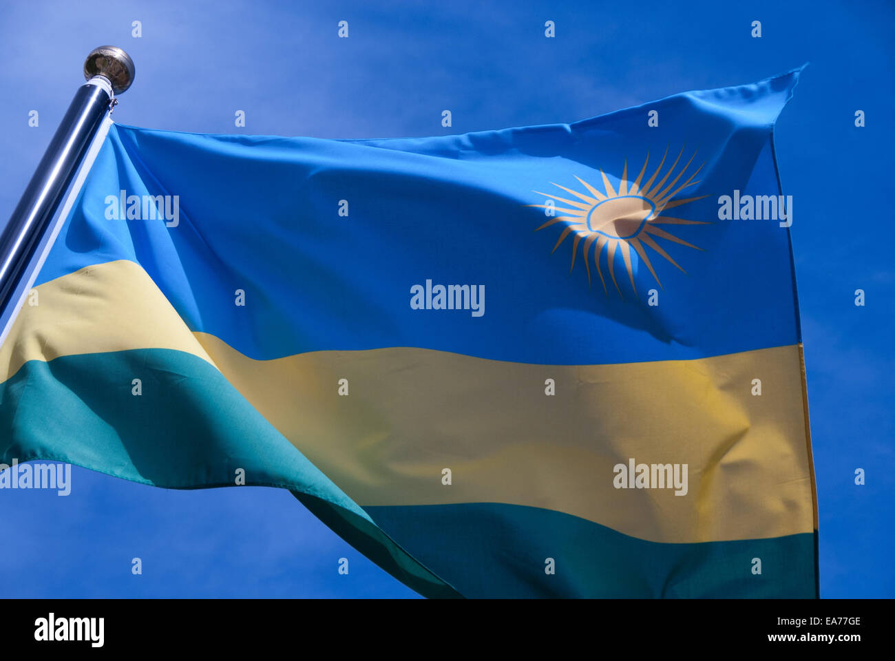 Flag of the rwanda hi-res stock photography and images - Alamy
