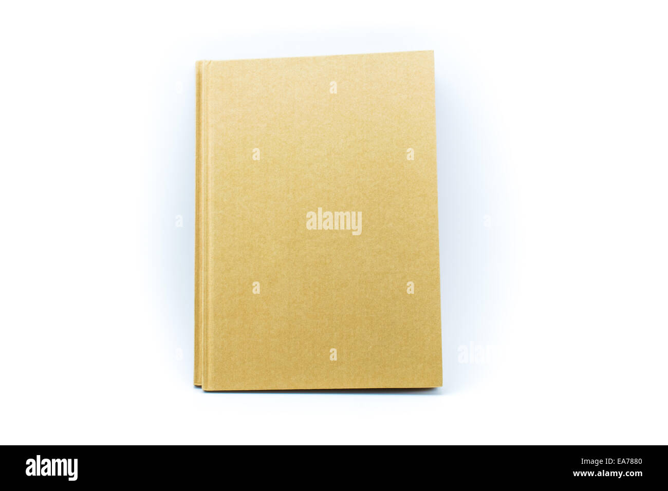 brown paper book isolated on white background Stock Photo - Alamy