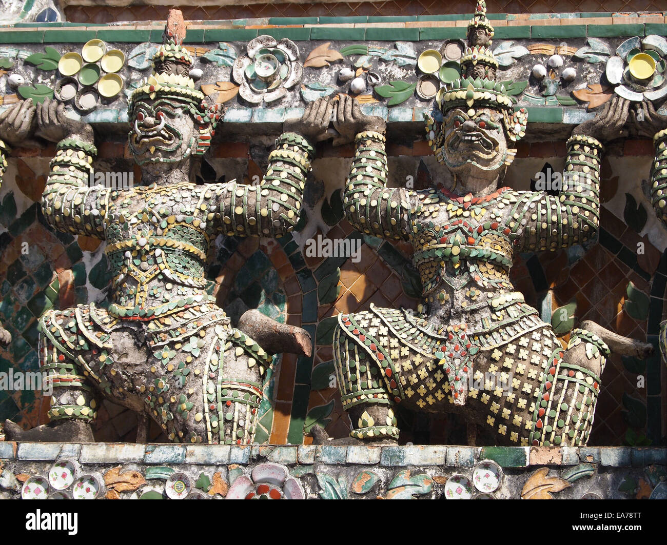 Statue of demon god in Thailand Stock Photo - Alamy