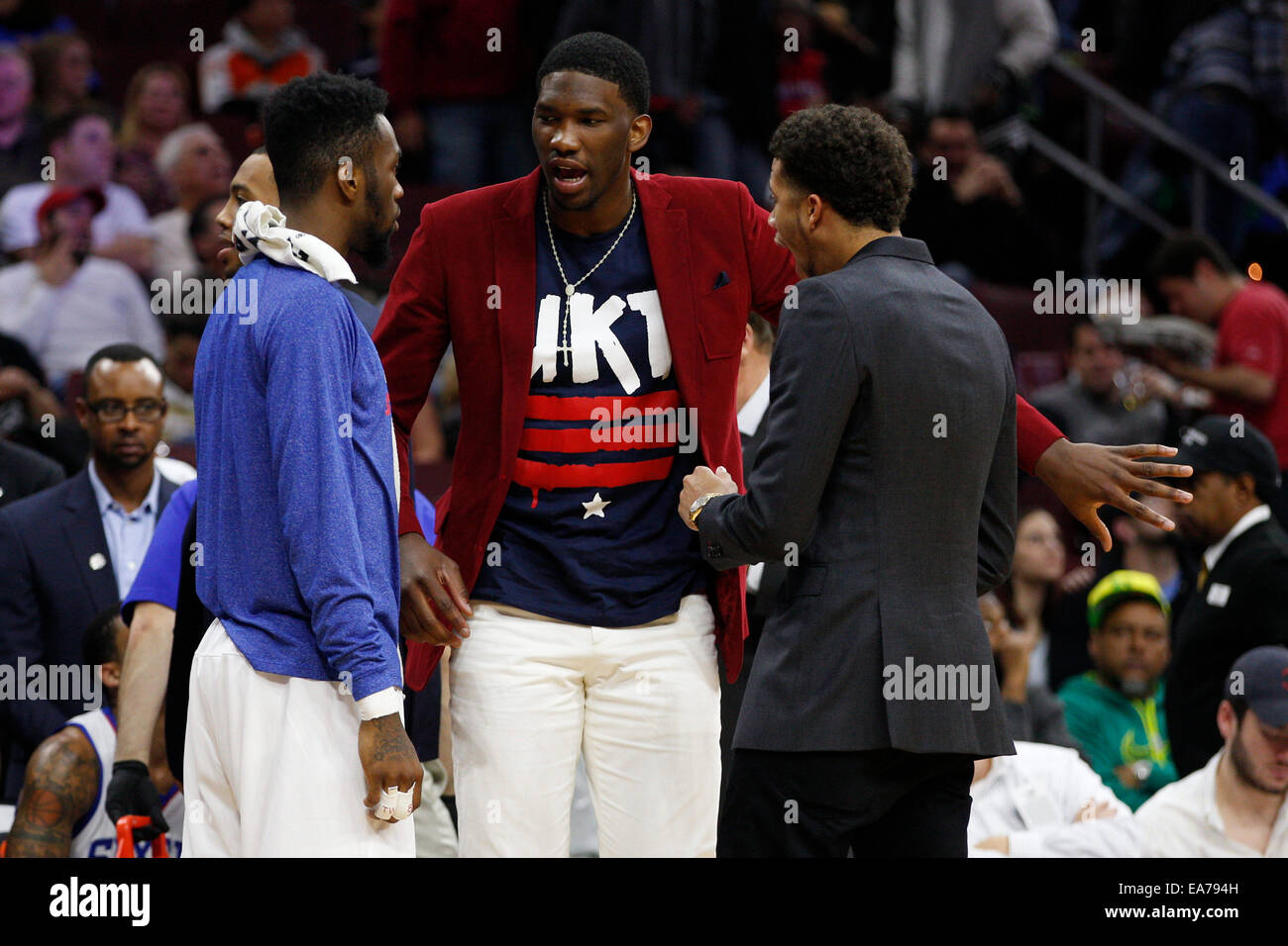 Philadelphia, Pennsylvania, USA. 7th Nov, 2014. Philadelphia 76ers ...