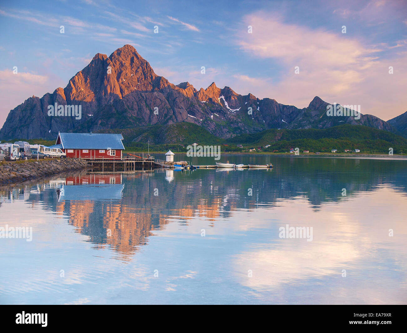 Rorbu cabins, Lofoten Islands, Norway Stock Photo - Alamy