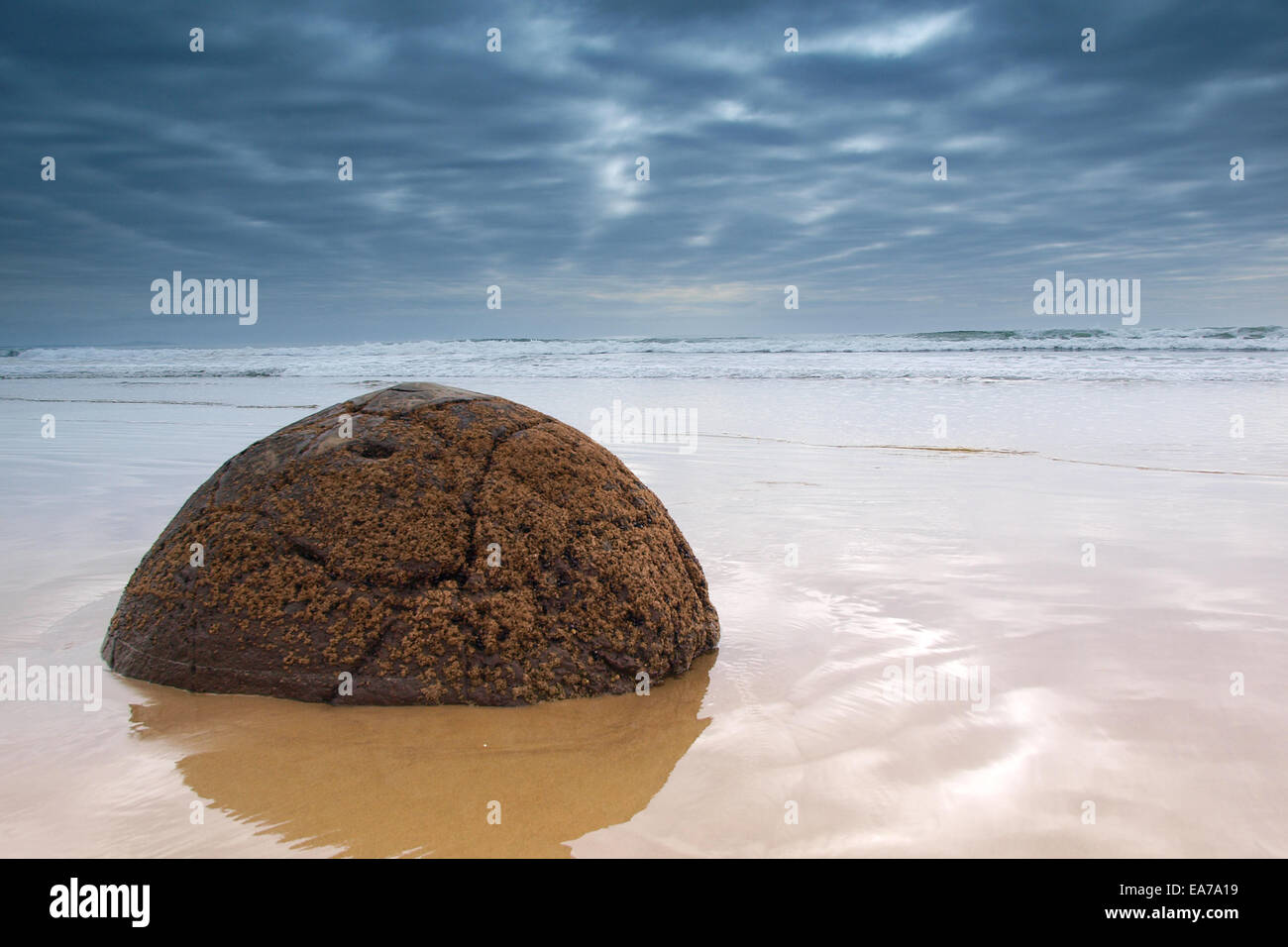 Famous Moeraki Boulders, South Island, New Zealand Stock Photo - Alamy