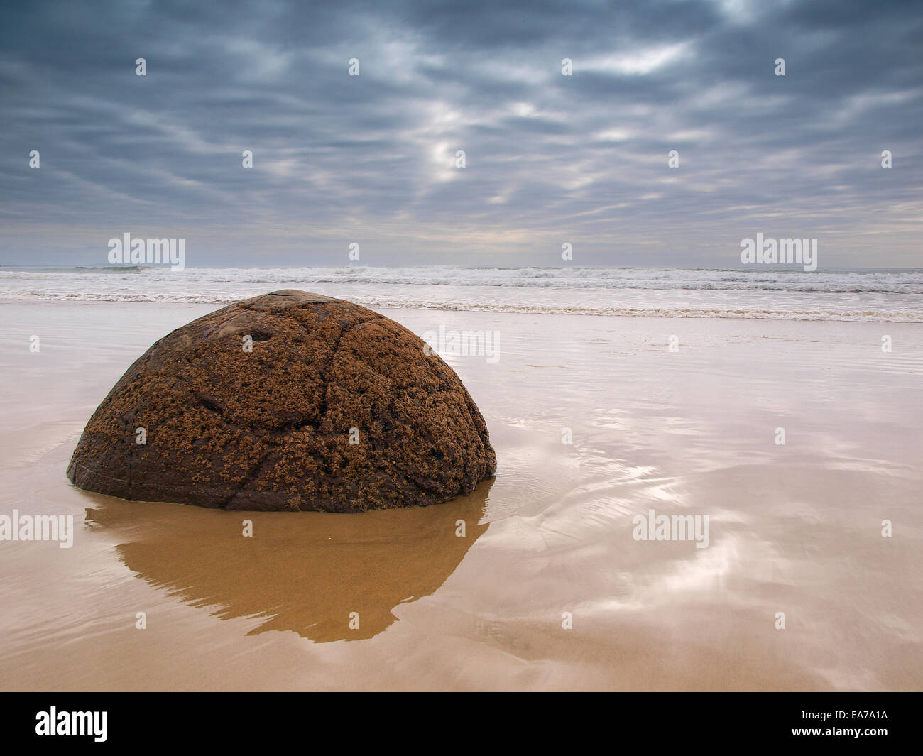 Famous Moeraki Boulders, South Island, New Zealand Stock Photo - Alamy