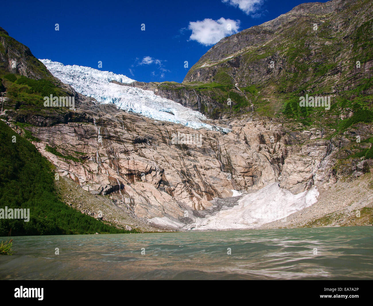 Boyabreen Glacier in Norway Stock Photo - Alamy