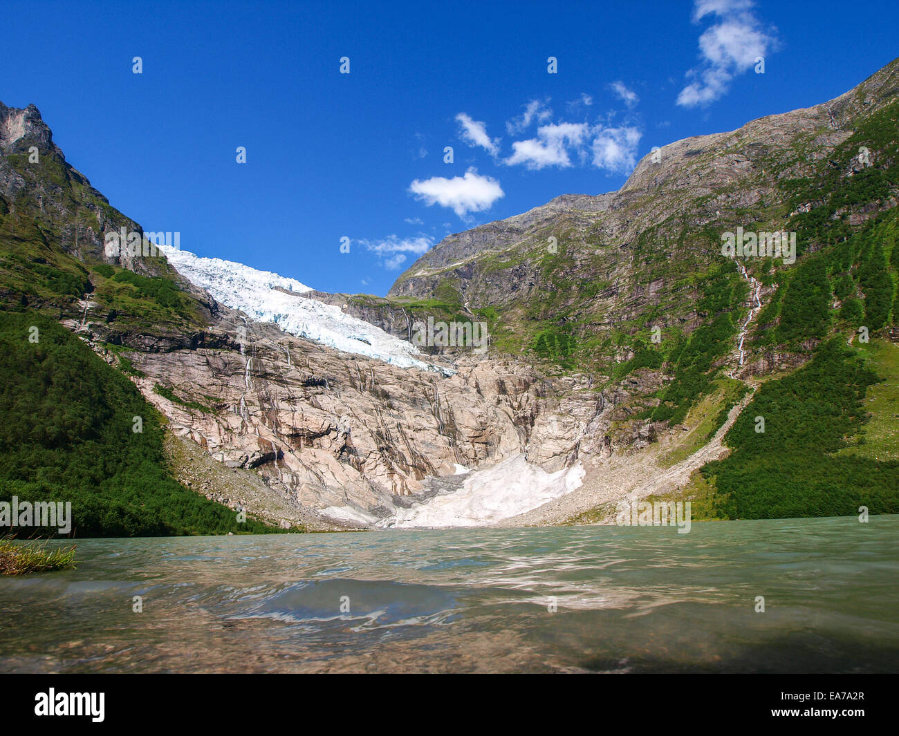Boyabreen Glacier in Norway Stock Photo - Alamy