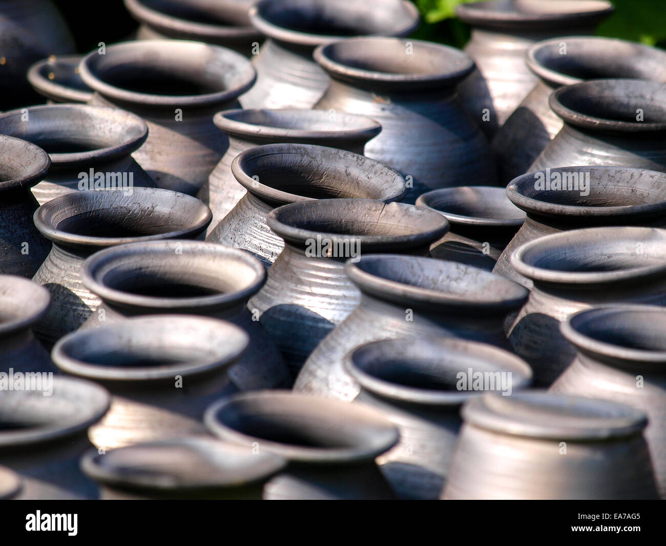 Clay pots - pottery Stock Photo - Alamy