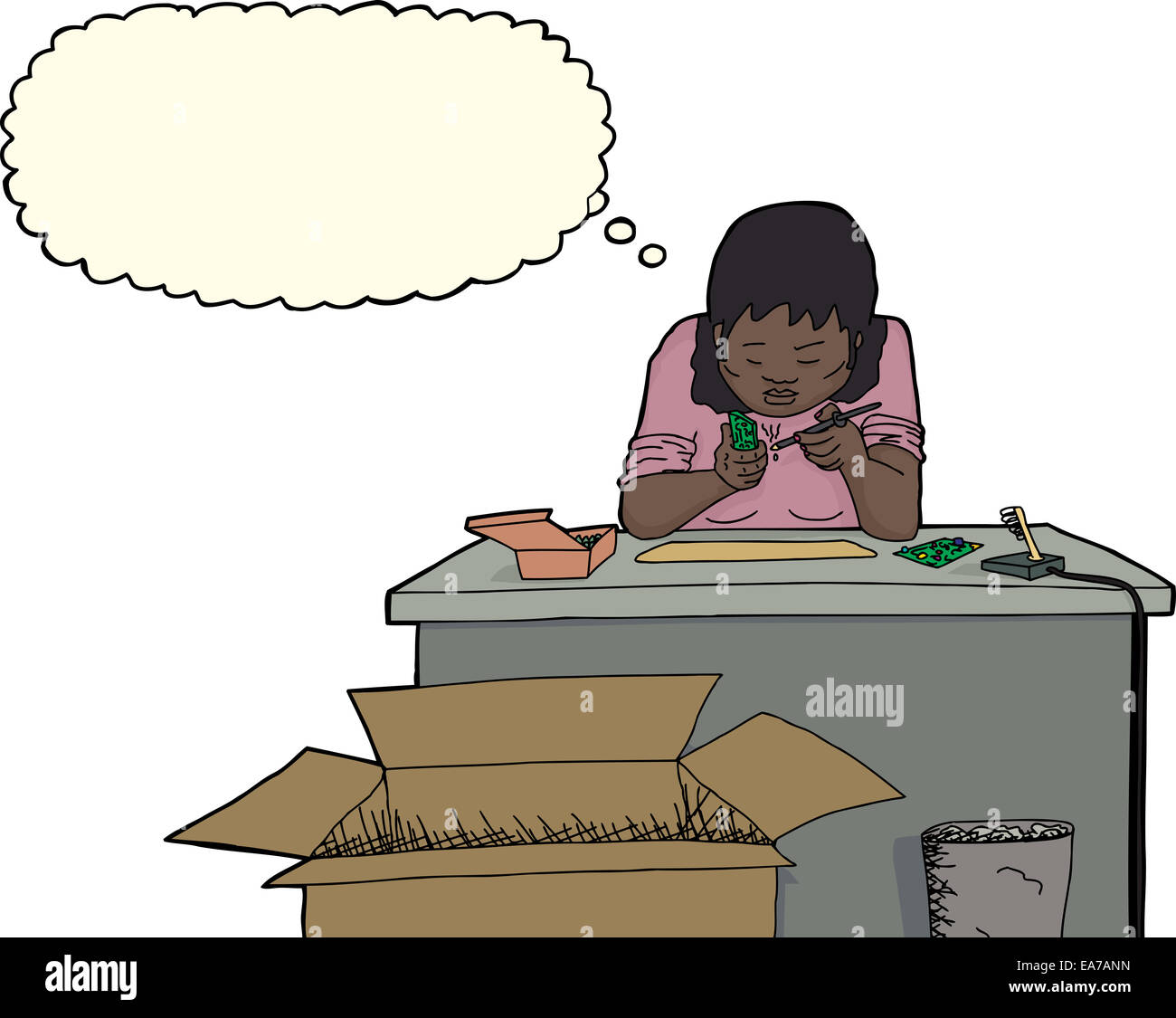 Iron woman cartoon hi-res stock photography and images - Alamy