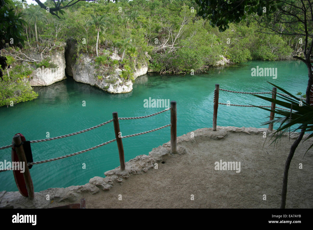 Xel-Ha natural aquarium park, Mayan Riviera, Mexico Stock Photo - Alamy