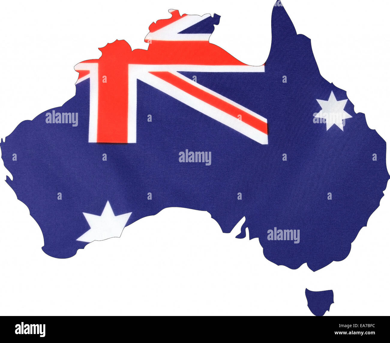 Australia flag map hi-res stock photography and images - Alamy