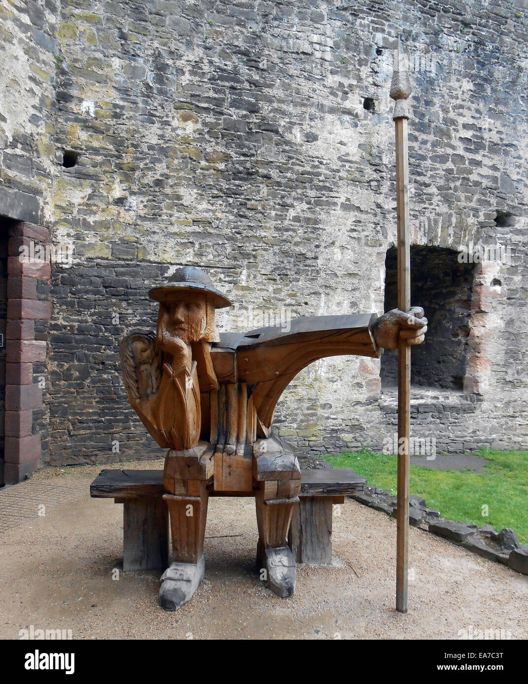 Conway, NORTH WALES, BRITAIN. 22nd May, 2014. Conwy Castle is a ...
