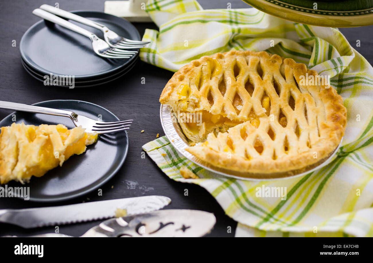 Fresh homemade pie made from organic berries Stock Photo - Alamy