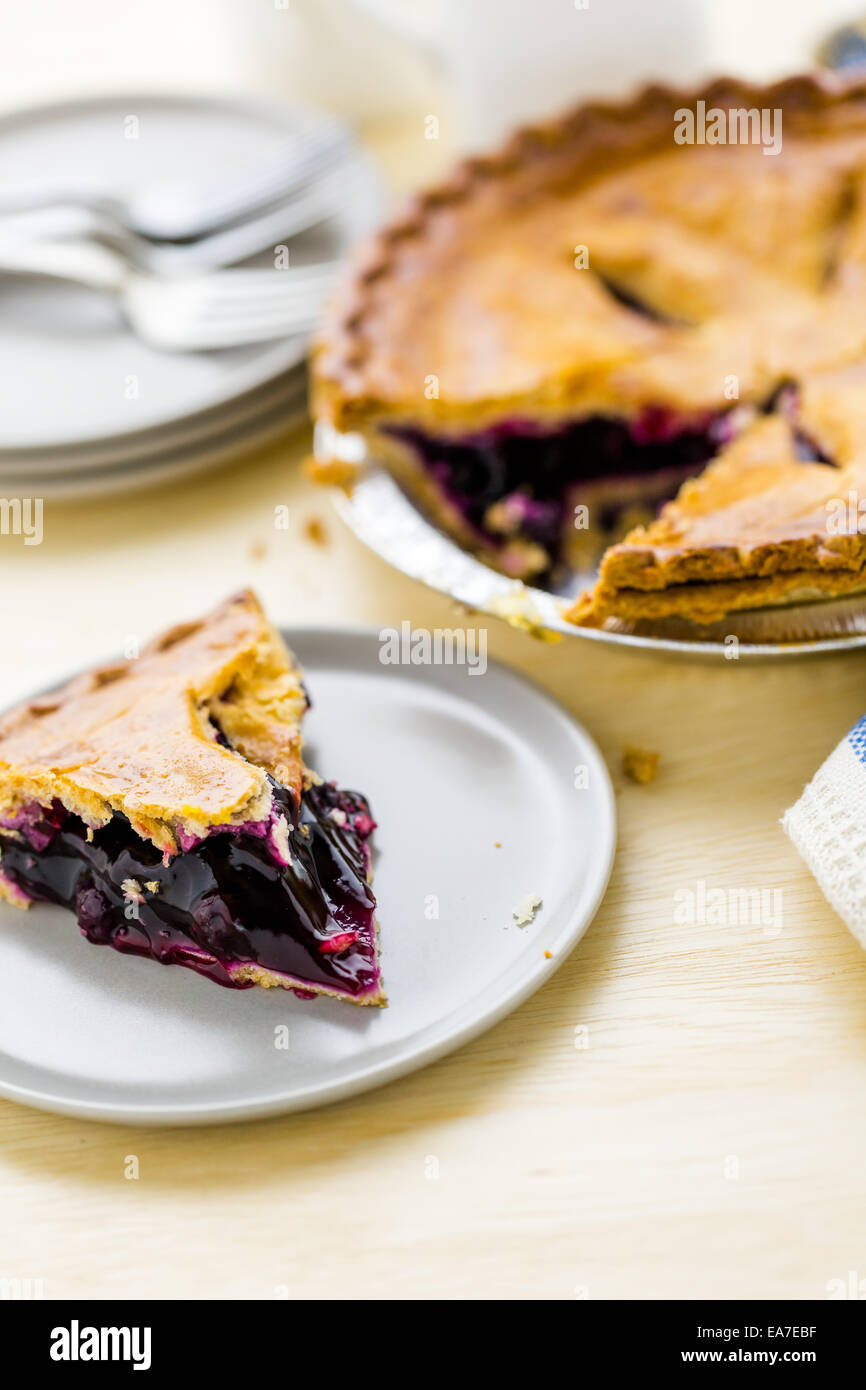 Fresh homemade pie made from organic berries Stock Photo - Alamy