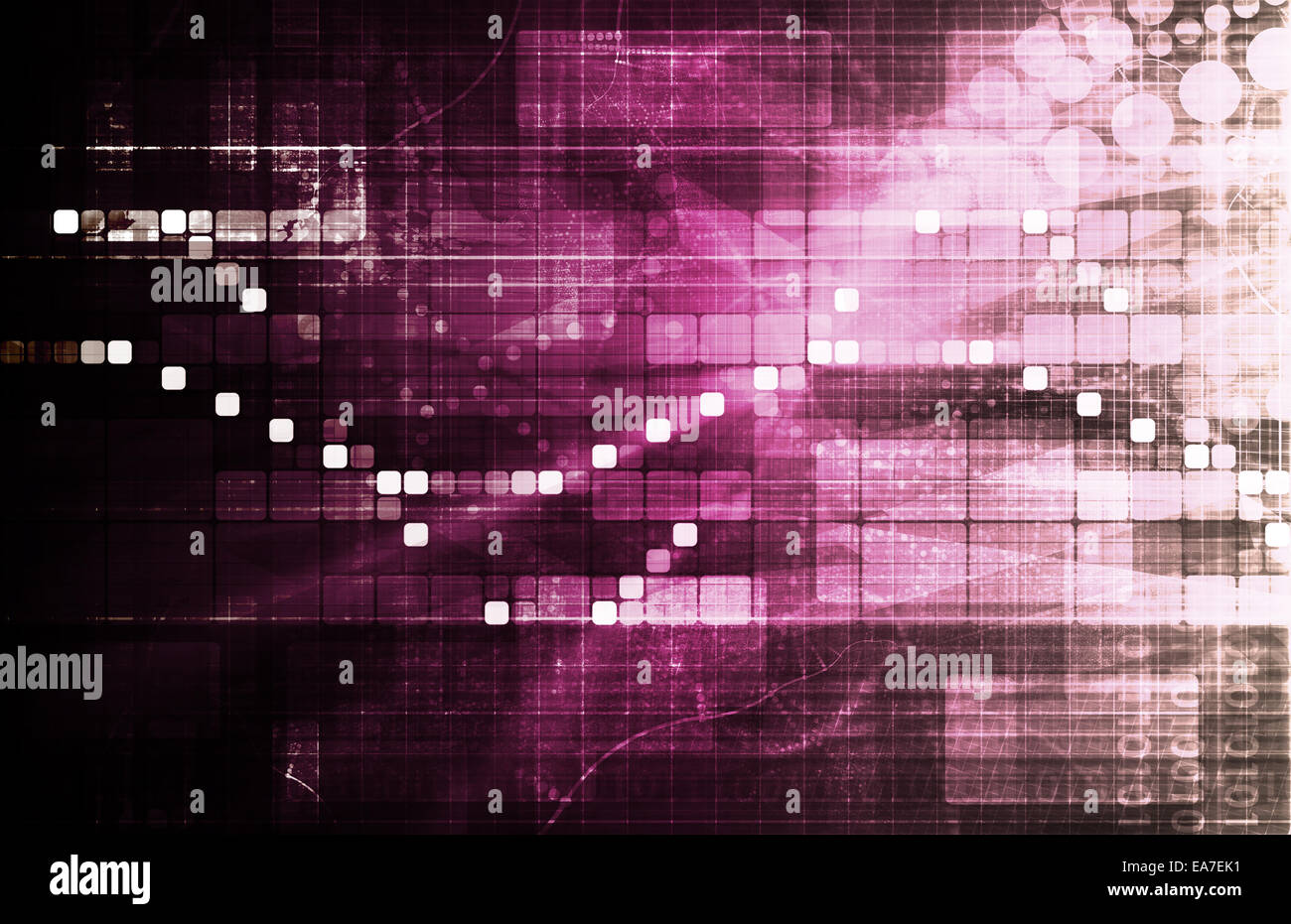 Data Tracking and Surveillance Chart Analysis Art Stock Photo - Alamy