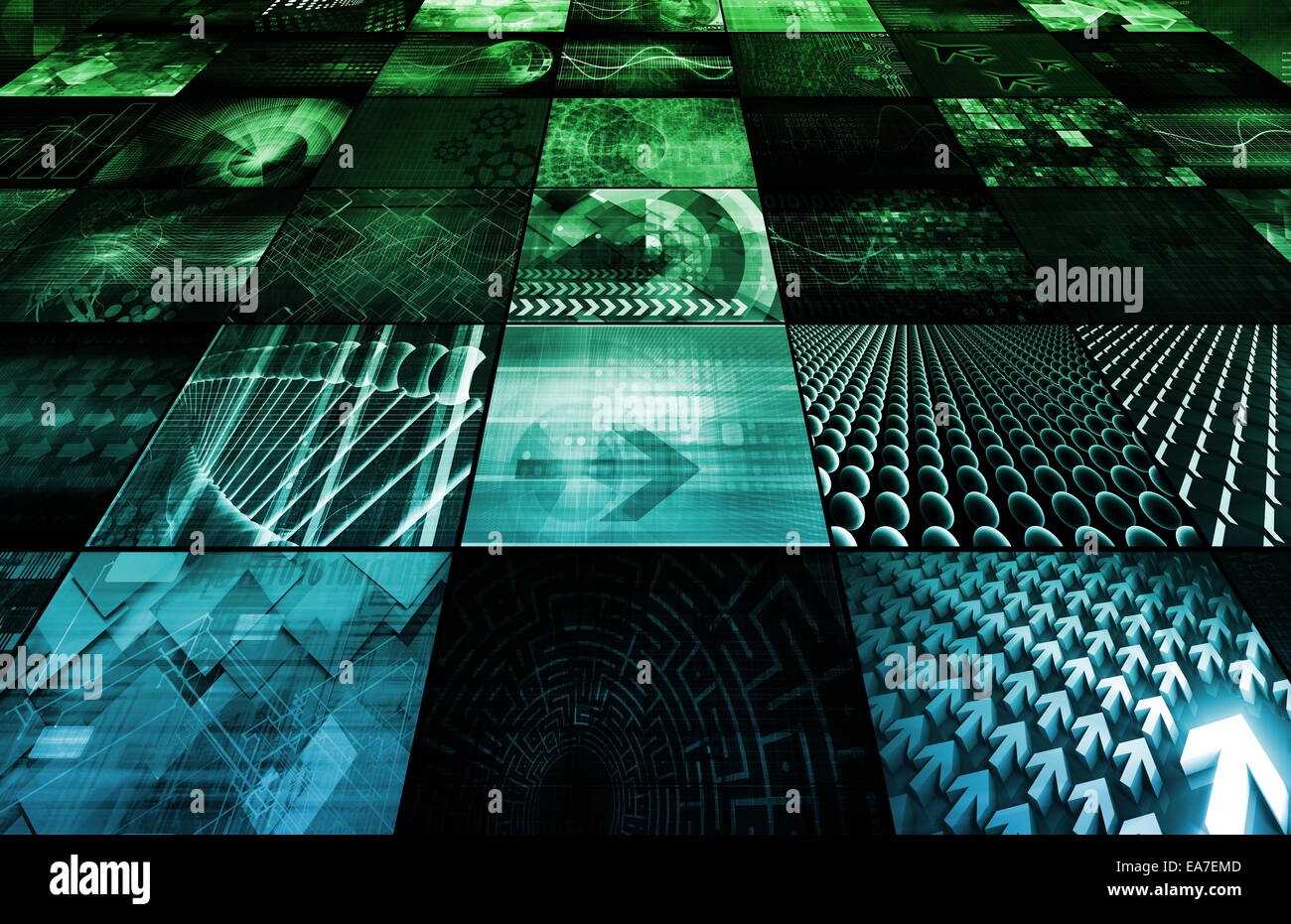 Futuristic Web Cyber Data Grid Color Background Stock Photo - Alamy