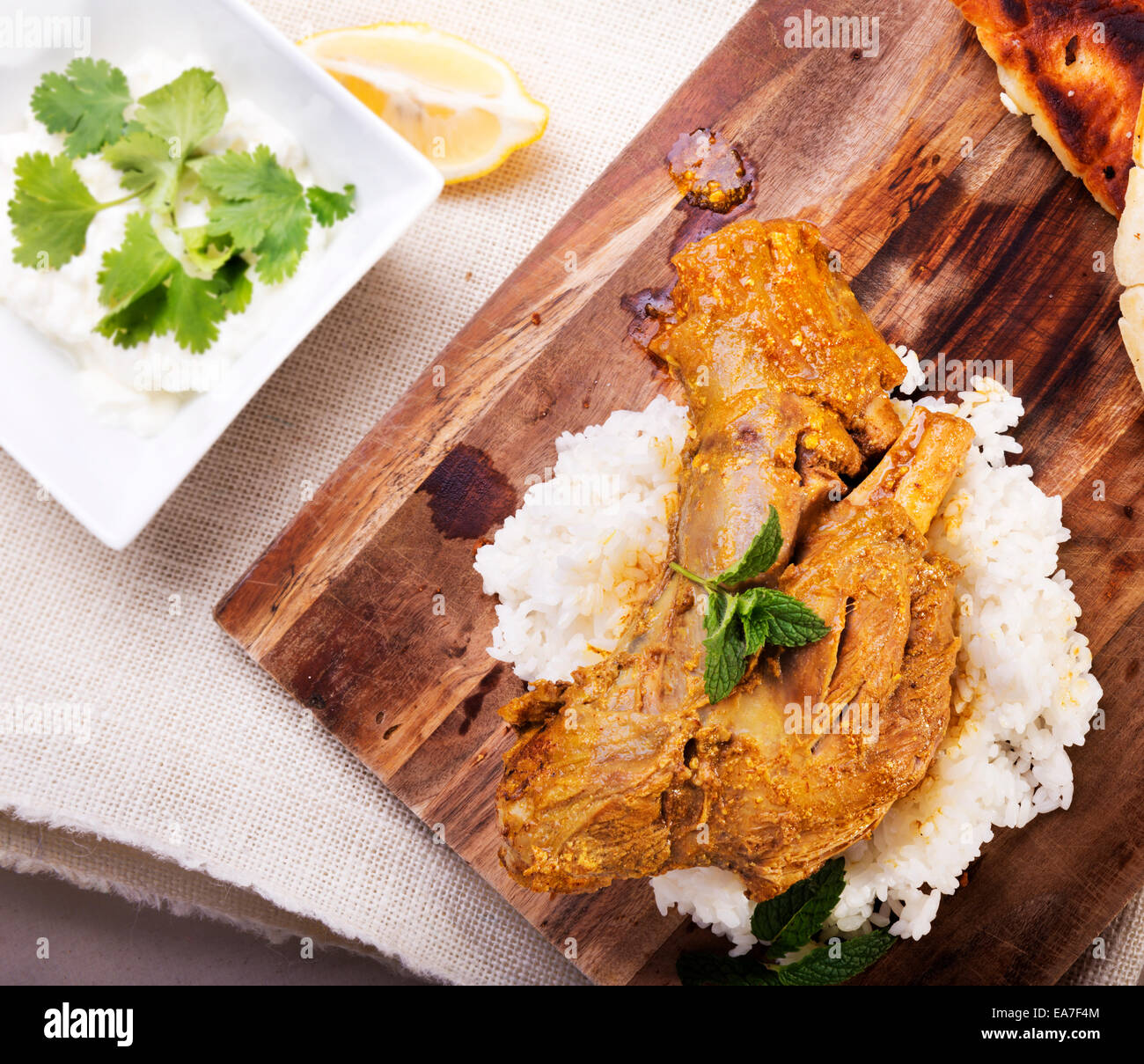 Cooked lamb hi-res stock photography and images - Alamy