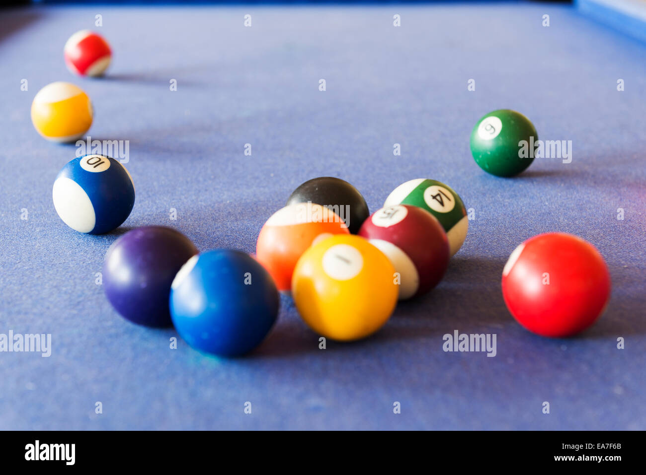 Pool table balls hi-res stock photography and images - Alamy