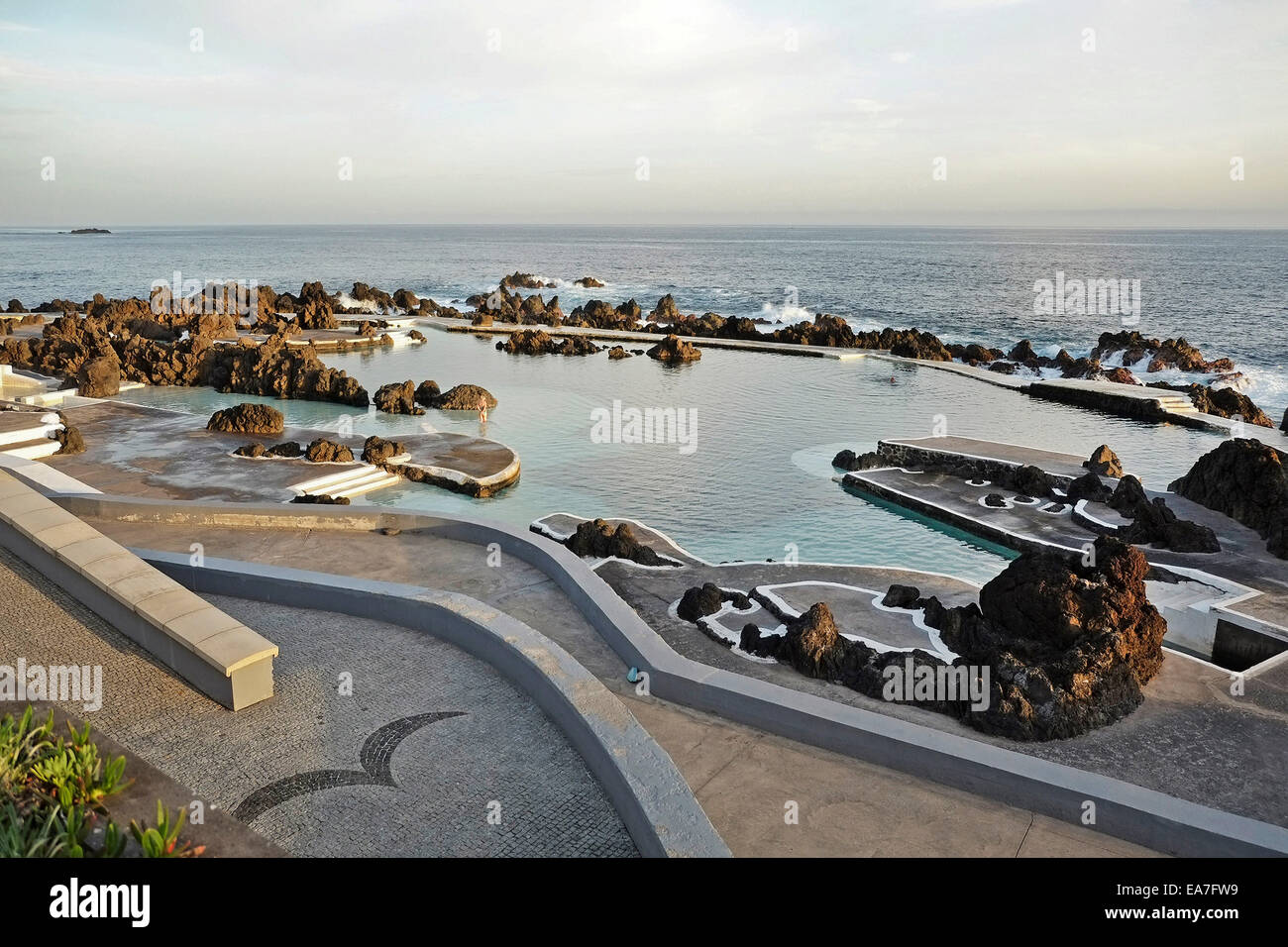 Natural volcanic swimming pools hi-res stock photography and images - Alamy