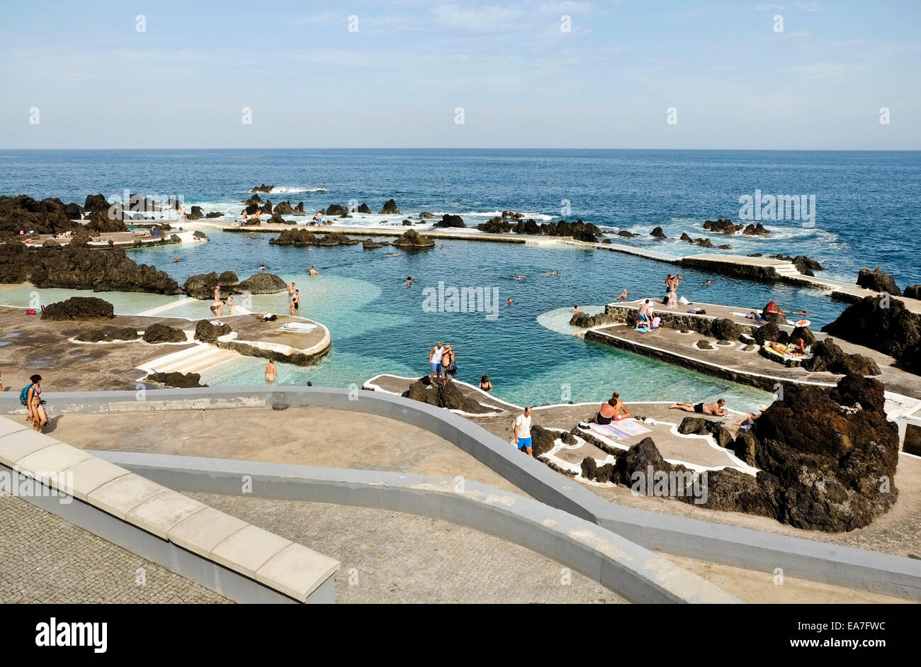 Natural pools , Porto Moniz Stock Photo - Alamy