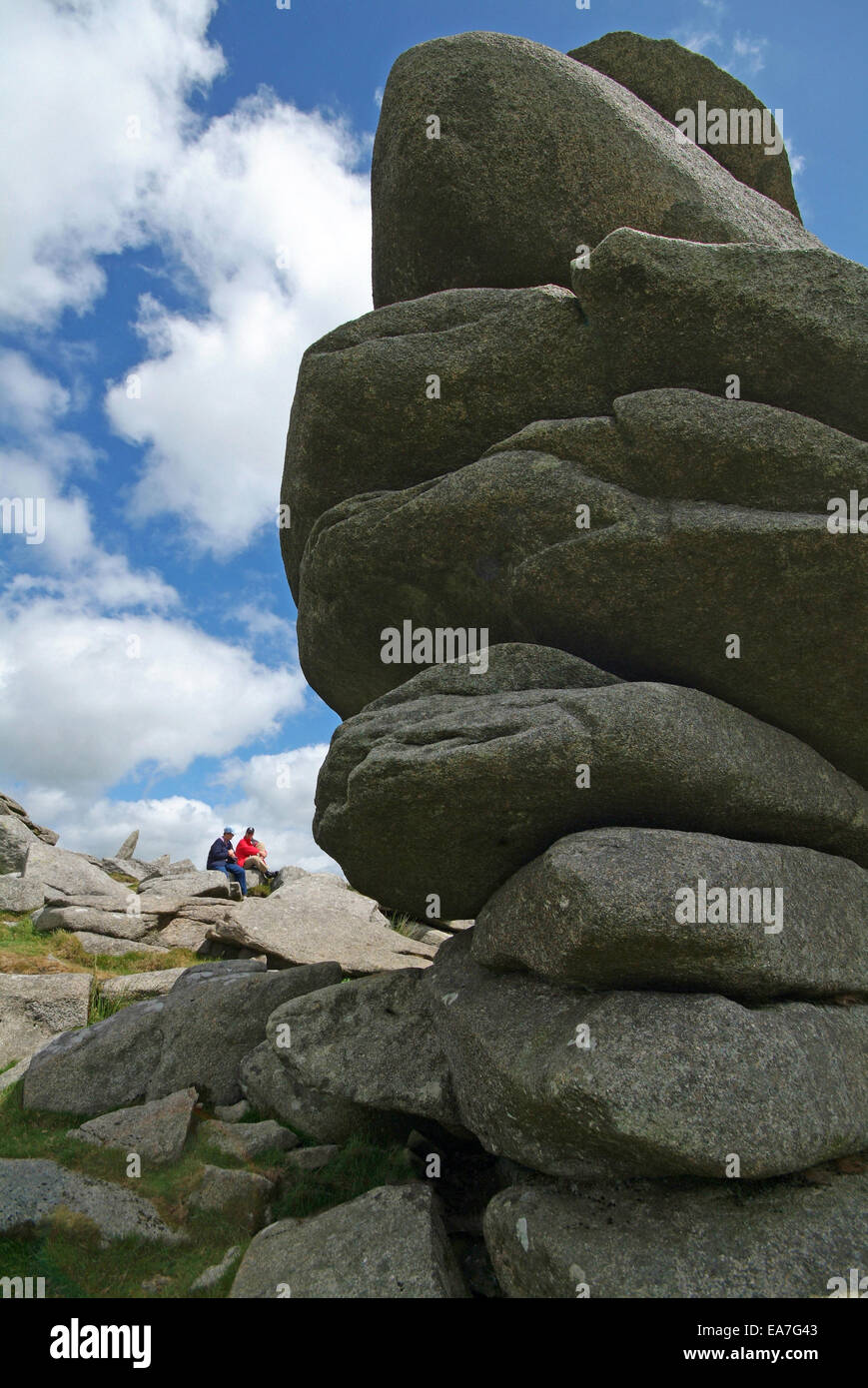 The Cheesewing rock formation Stowes Hill Bodmin Moor Caradon South ...