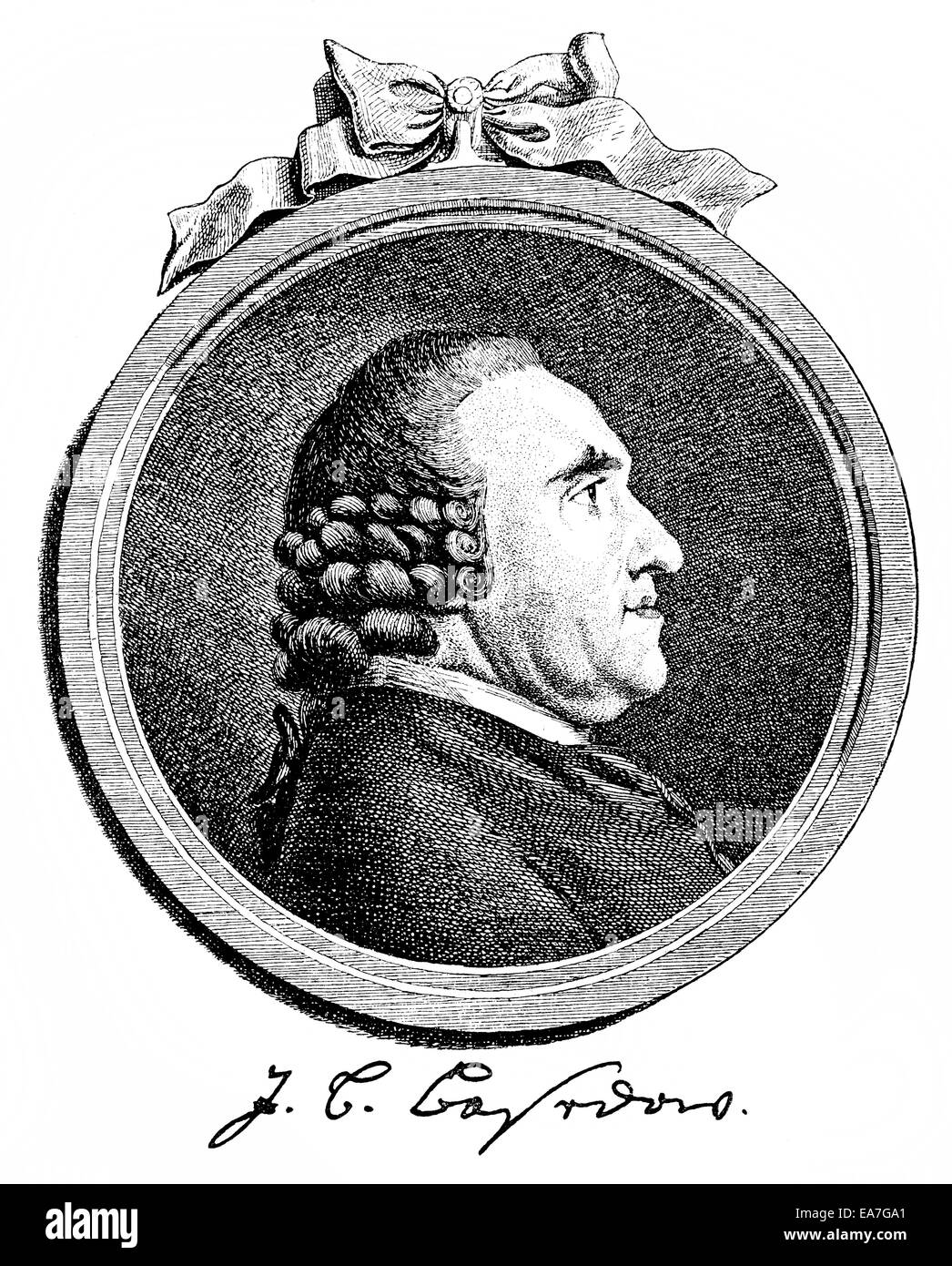 Johann Bernhard Basedow, 1724 - 1790, a German theologian, educator ...