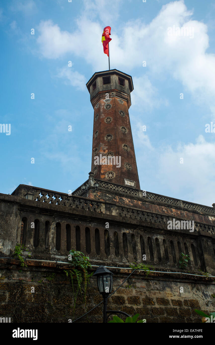 The Flag tower in Hanoi, Vietnam Stock Photo - Alamy
