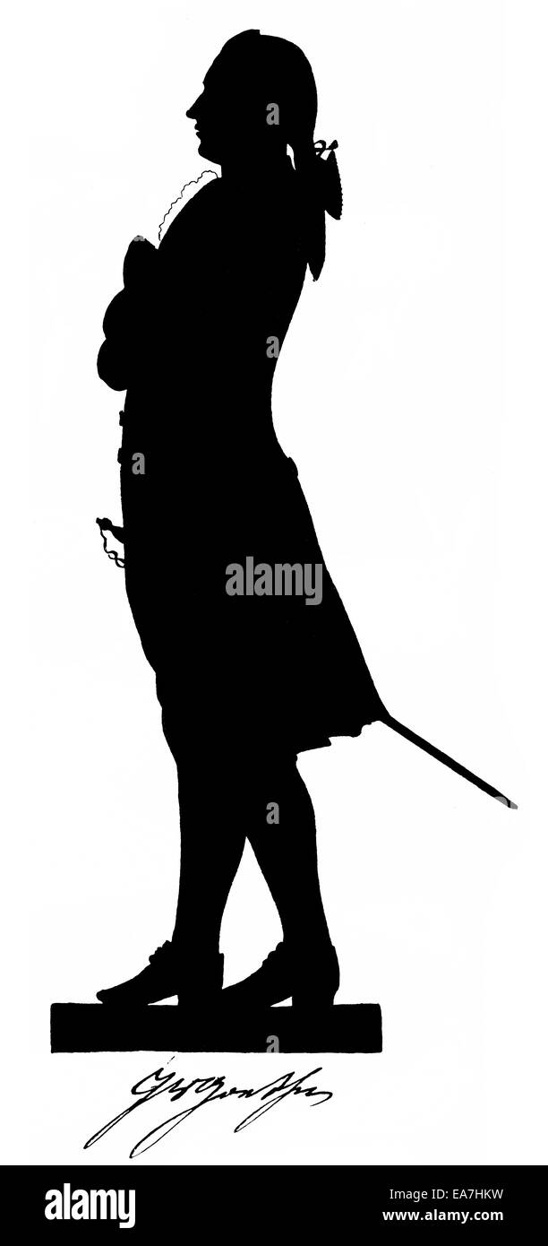 Portrait johann wolfgang von goethe Black and White Stock Photos ...