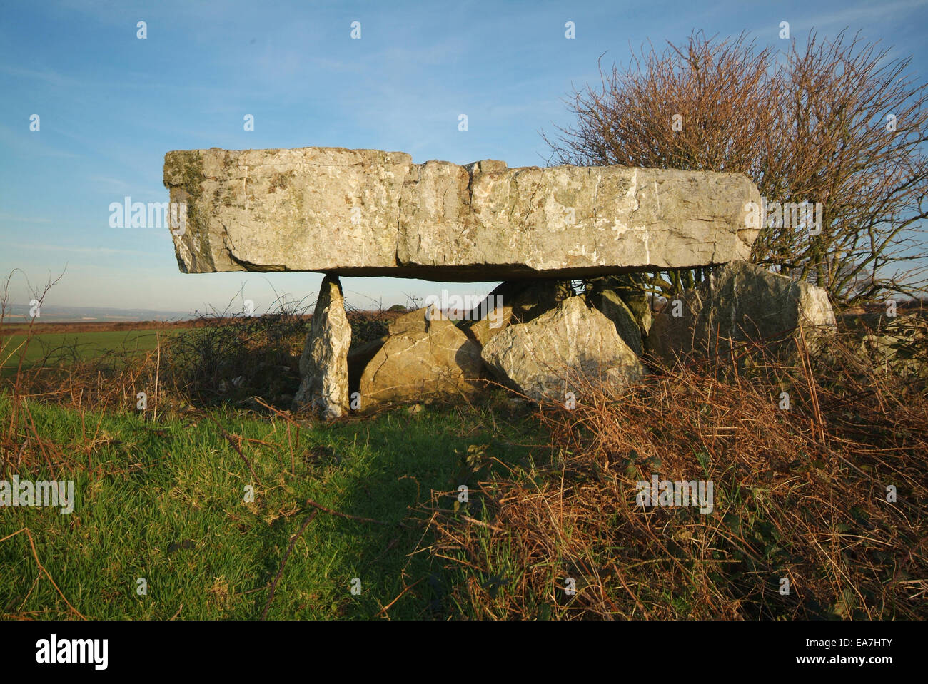 Pawton Quoit ancient burial chamber with the heaviest capstone in ...