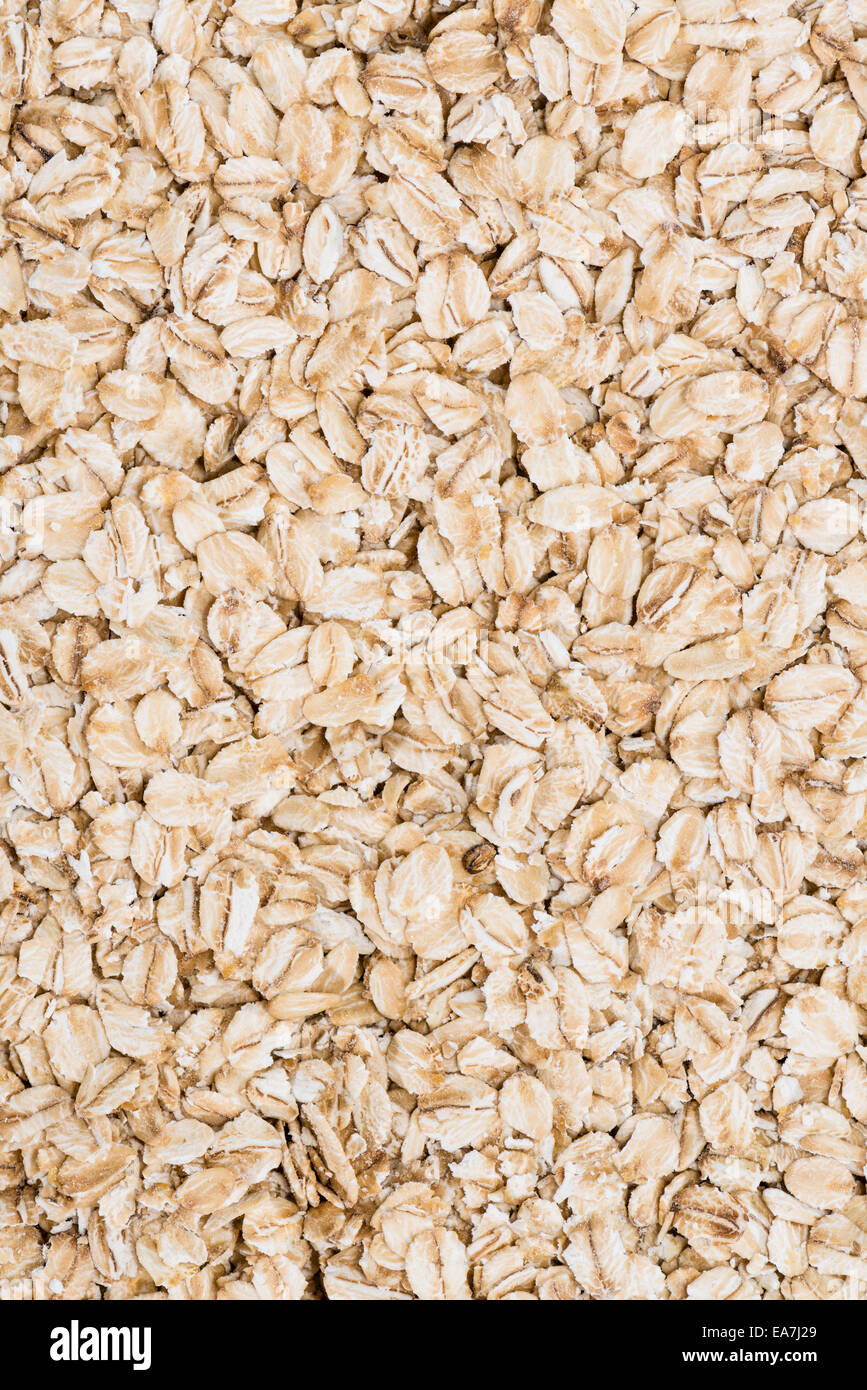 Oatmeal close-up shot for use as background image or as texture Stock ...