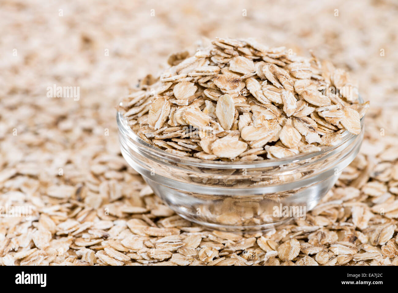 Oatmeal close-up shot for use as background image or as texture Stock ...
