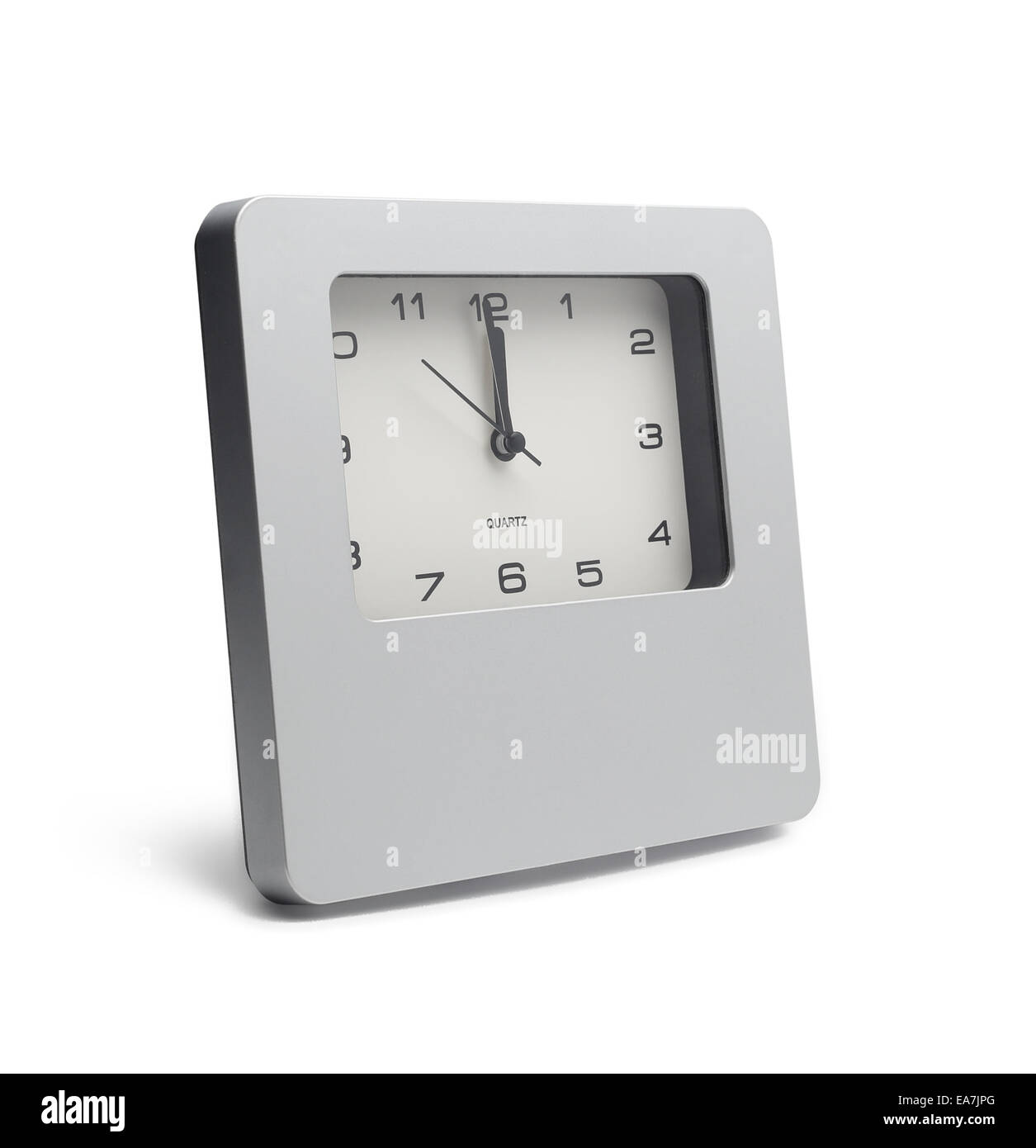 Countdown by watch isolated on white background Stock Photo - Alamy