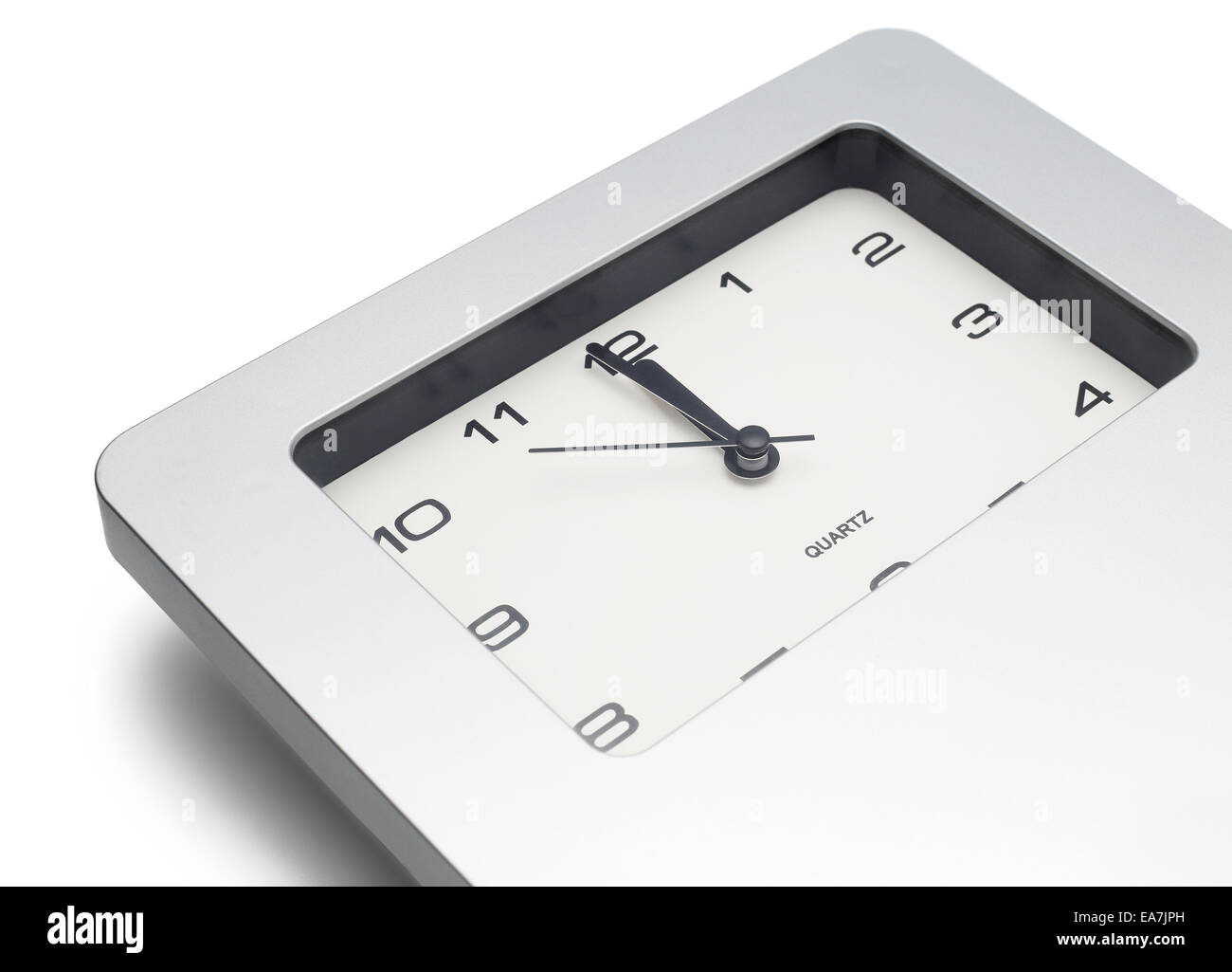 Countdown by watch isolated on white background Stock Photo - Alamy