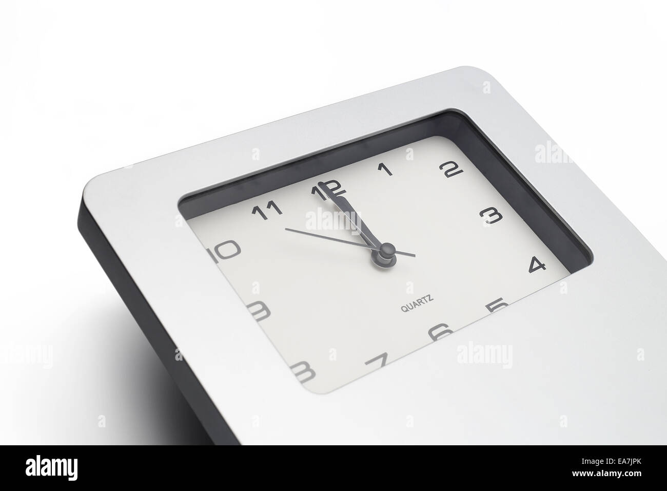 Countdown by watch isolated on white background Stock Photo - Alamy