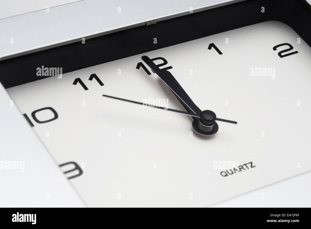 Countdown by watch isolated on white background Stock Photo - Alamy